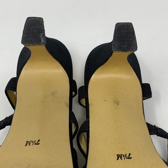 PM Collections 925 | Shoes | Pm Collection 925 Black Heels Size 75 ...